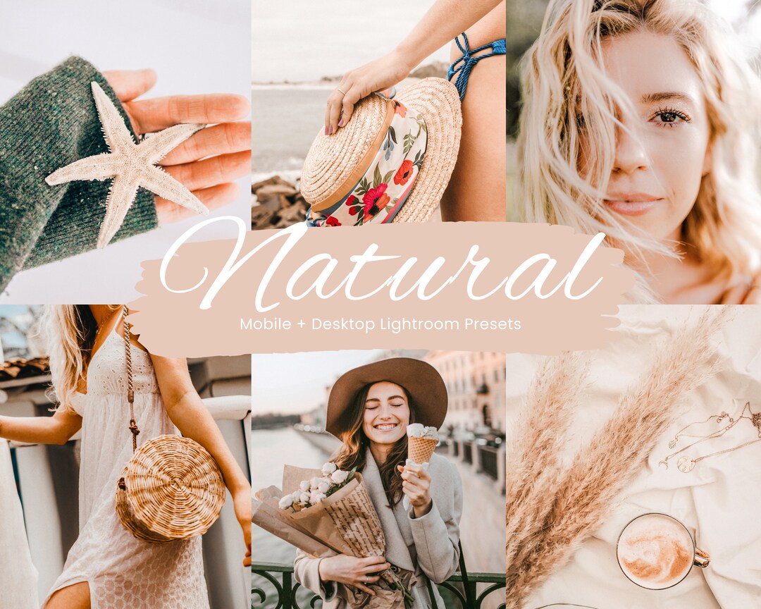 15 Natural Lightroom Presets, Natural Mobile Presets, Clean Presets, No ...