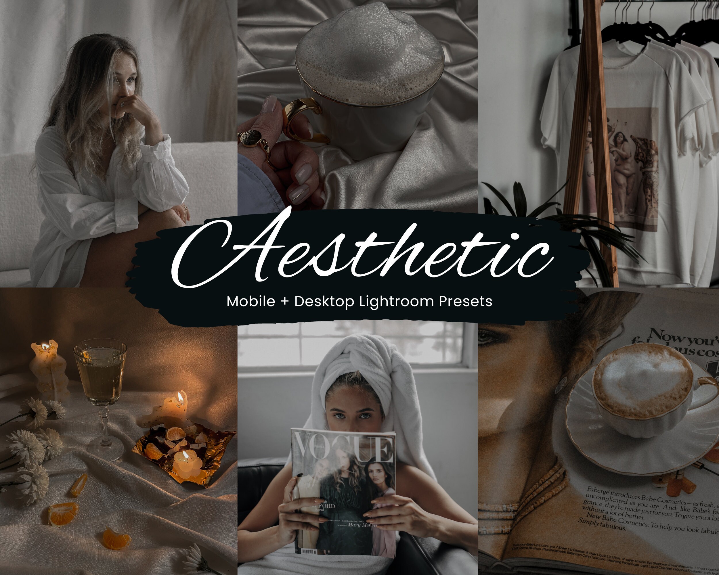 20 Dark Aesthetic Lightroom Presets, Instagram Dark Preset, Dark Filter ...