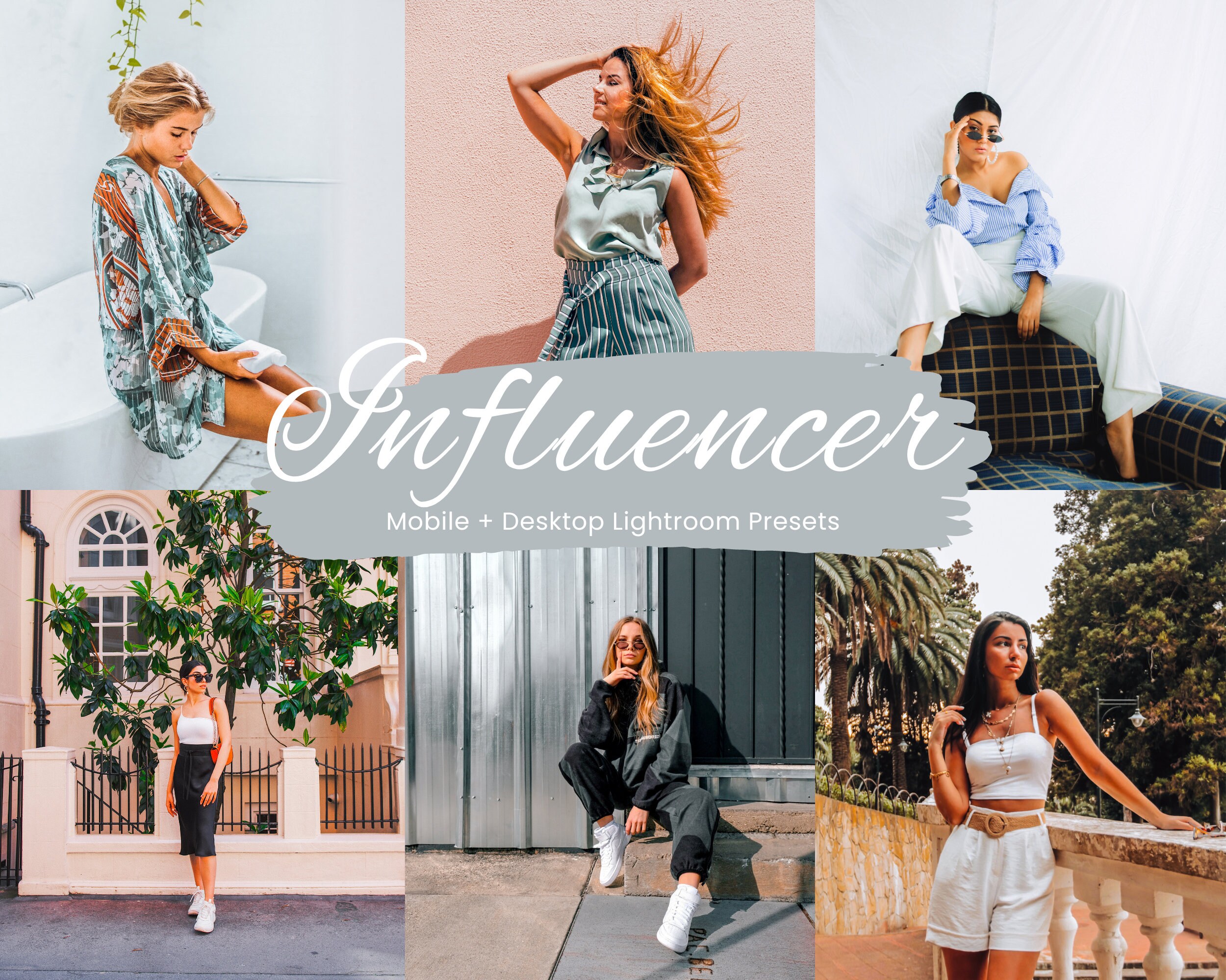 10 Influencer Lightroom Presets, Influencer Prestes, Blogger Presets ...