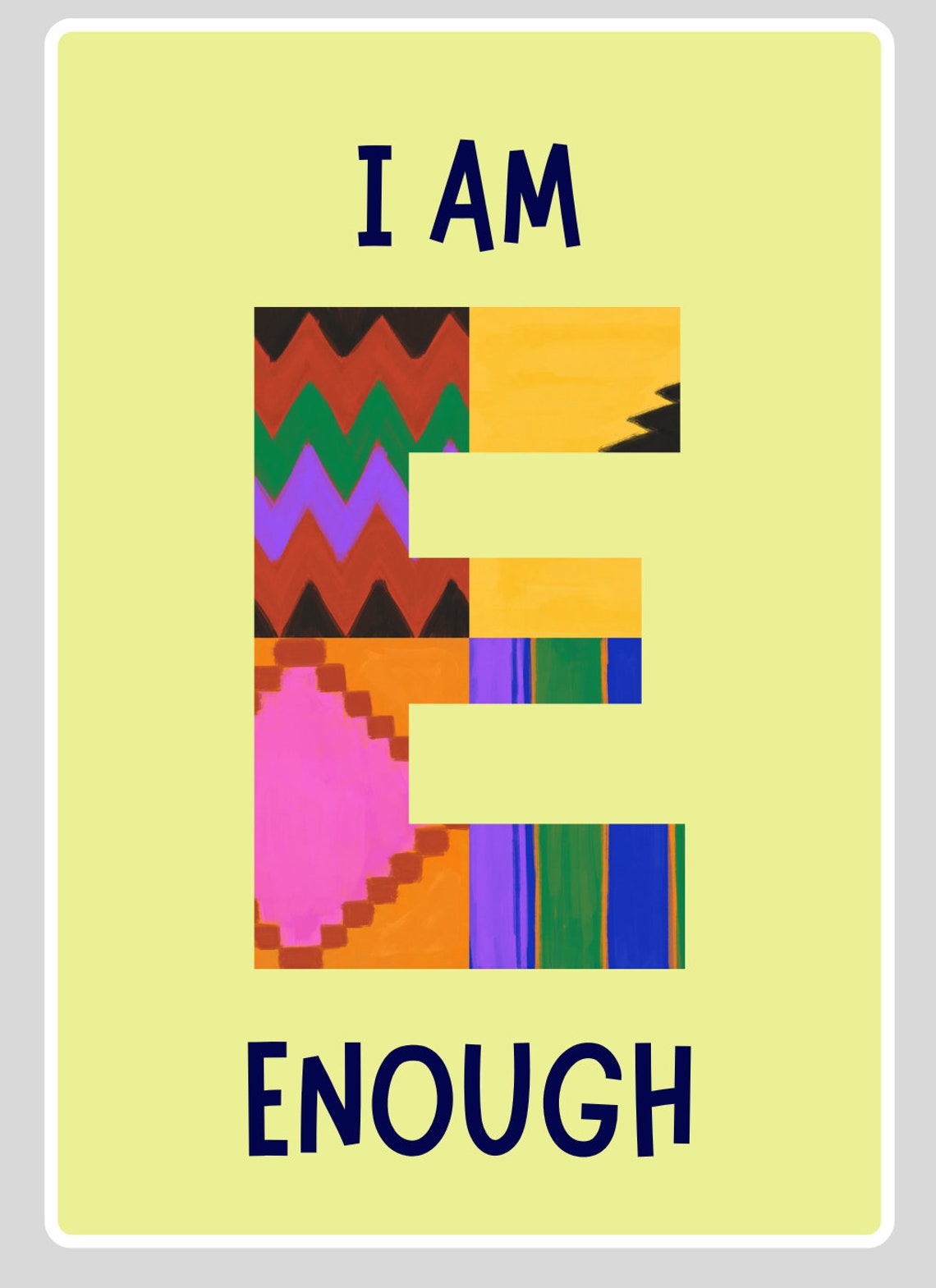 Vibrant ALPHABET Printable Flashcards, Positive AFFIRMATIONS: Toddlers ...