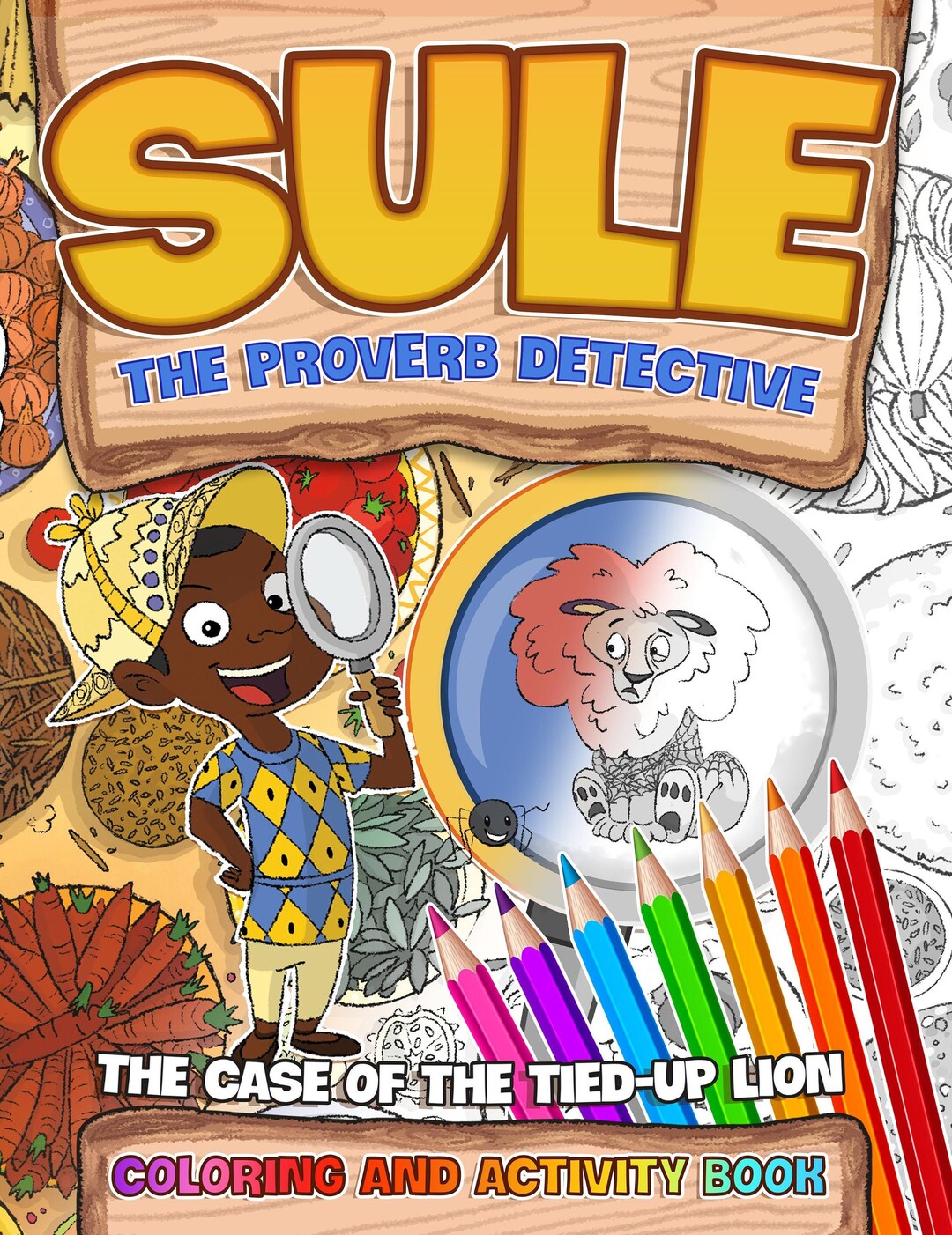 100 Pgs. COLORING/ACTIVITY Book W/ African Culture. Seek & Find, Math ...