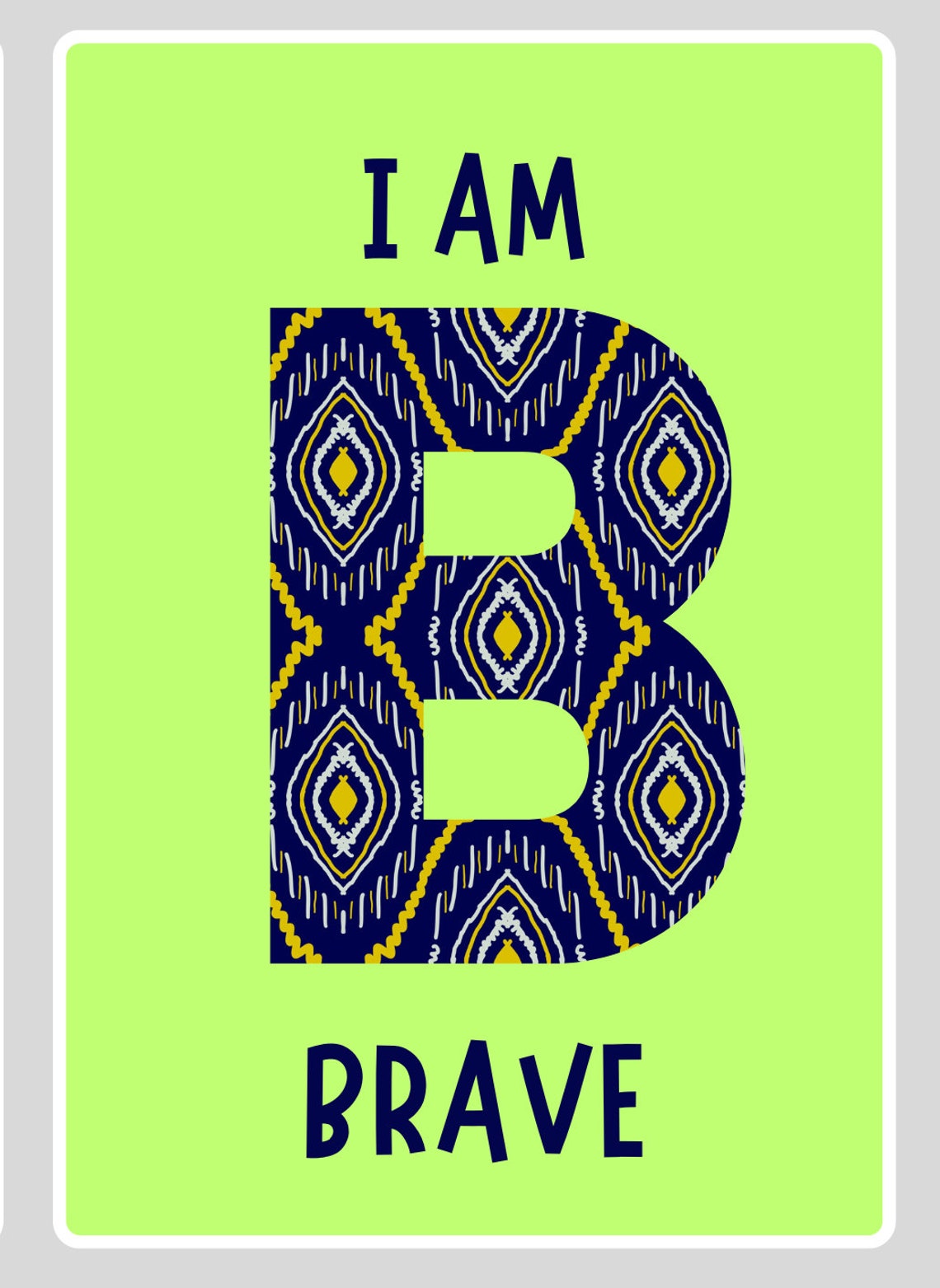 Vibrant ALPHABET Printable Flashcards, Positive AFFIRMATIONS: Toddlers ...