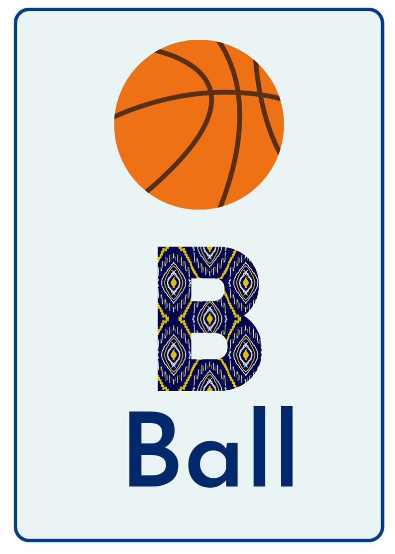 Vibrant ALPHABET Printable Flashcards: Toddlers, Preschoolers ...