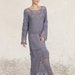 Sheer Maxi Summer Dress | Mesh Floral Shift Designer Gown | Unique ...