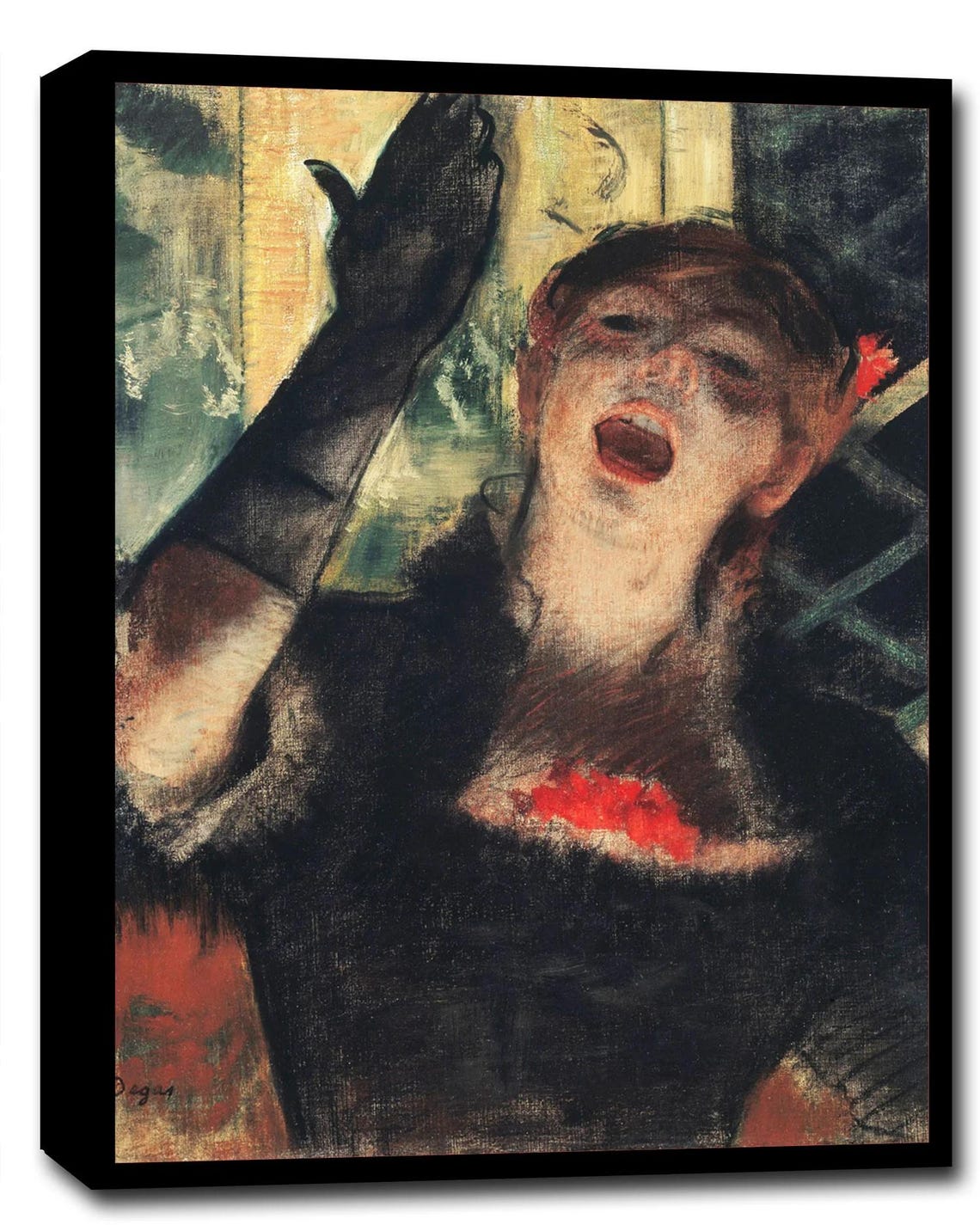 Edgar Degas Cafe Singer Print: Giclée Fine Art - Etsy