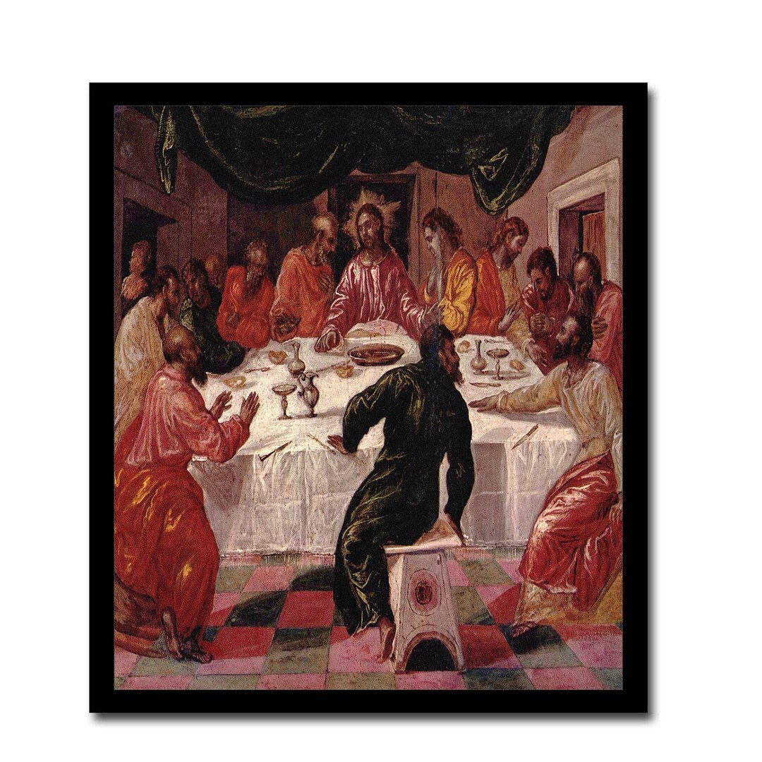 El Greco's the Last Supper Print: Giclée Art, Mounted Options - Etsy