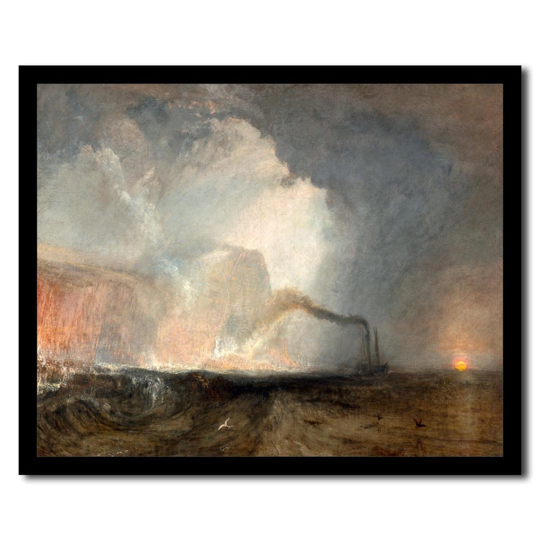Staffa, Fingal's Cave 1832 by J.M.W. Turner - Buy Print Only or Mounted ...