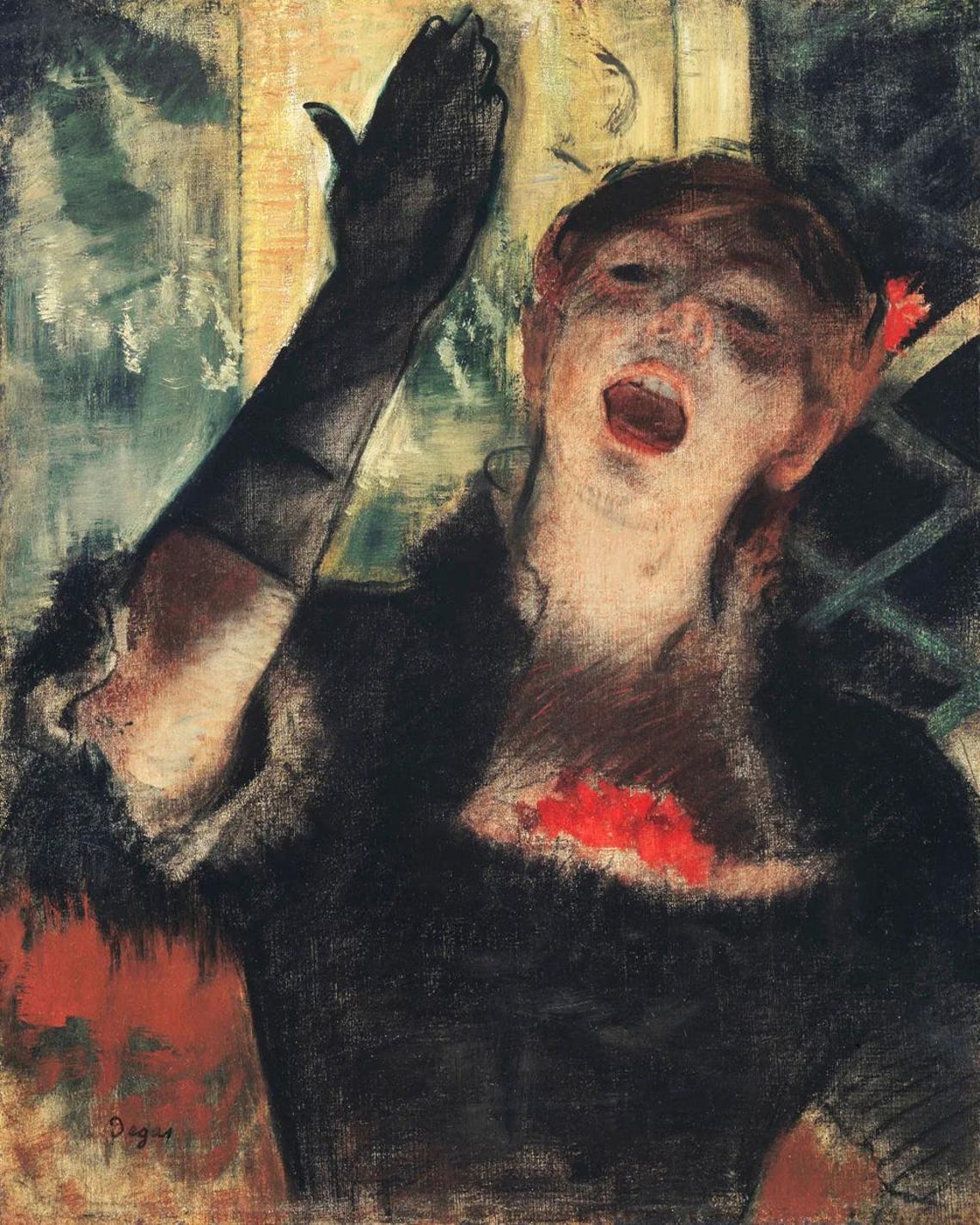 Edgar Degas Cafe Singer Print: Giclée Fine Art - Etsy