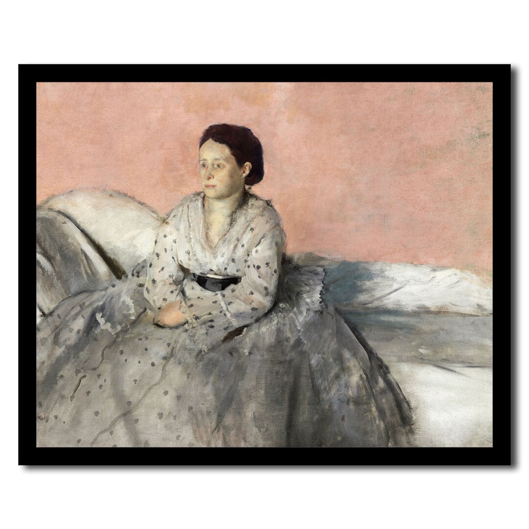 Madam Rene De Gas by Edgar Degas - Buy Framed, Tapestry Hung, Border ...