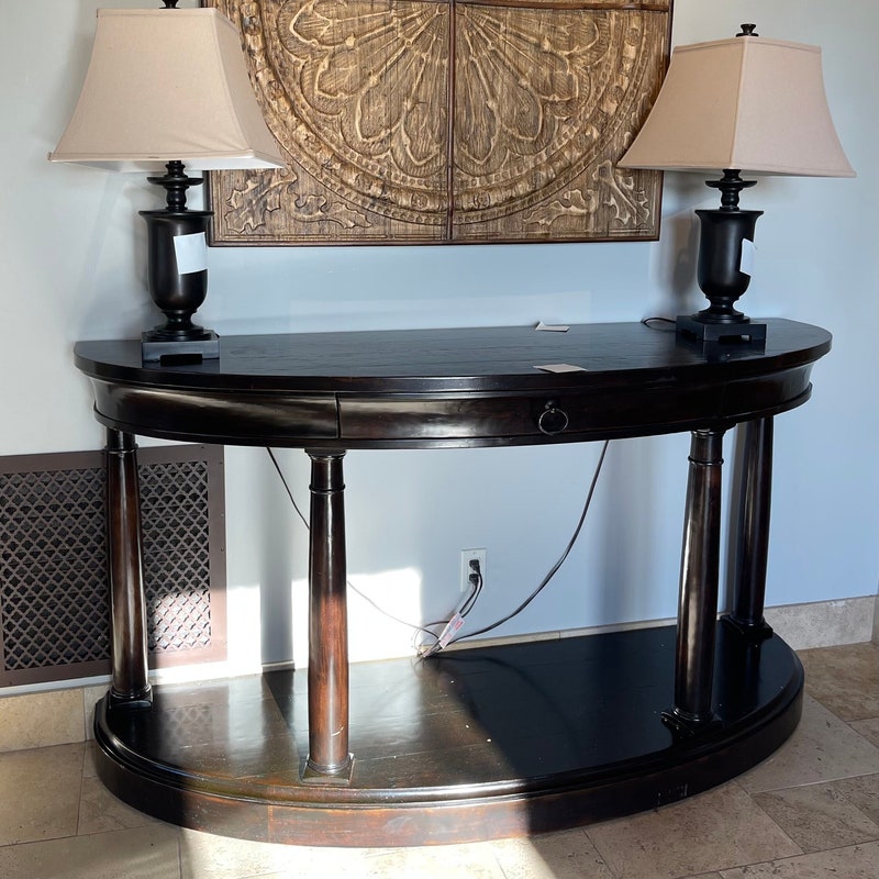 Demilune Table - Etsy