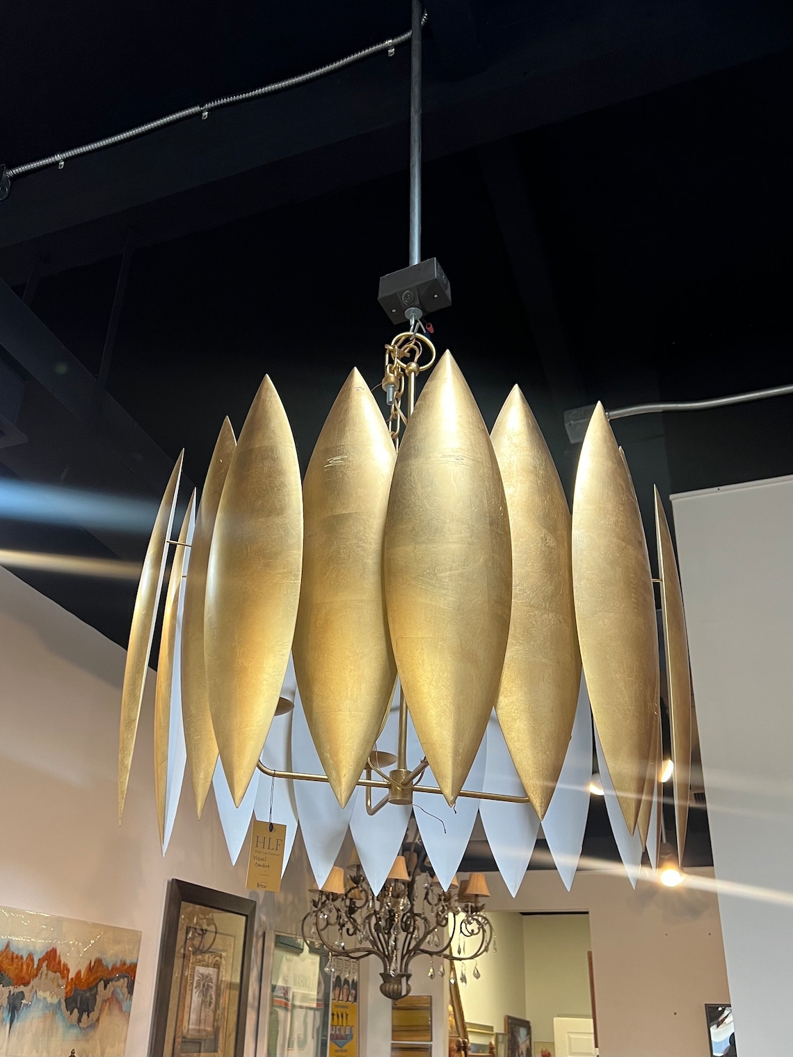 Visual Comfort Hatton Large Gold Contemporary Chandelier, Entryway ...