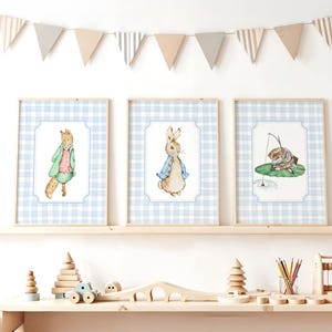 Peter Rabbit Nursery Prints, Beatrix Potter Gallery Wall Art, Playroom ...