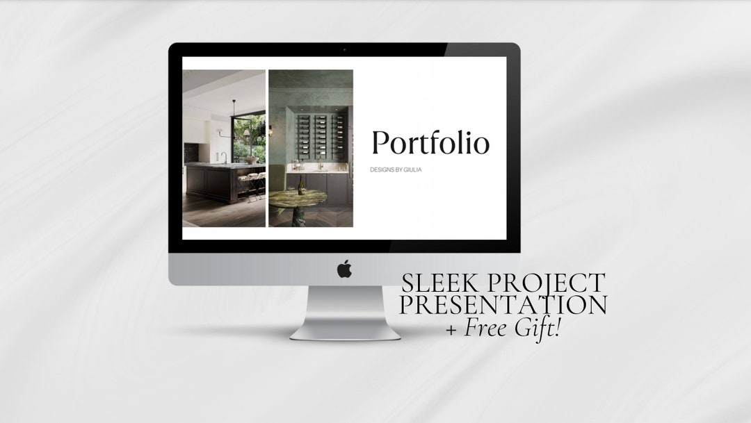 Minimal Sleek Design Portfolio Presentation | 15 Templates | Editable ...