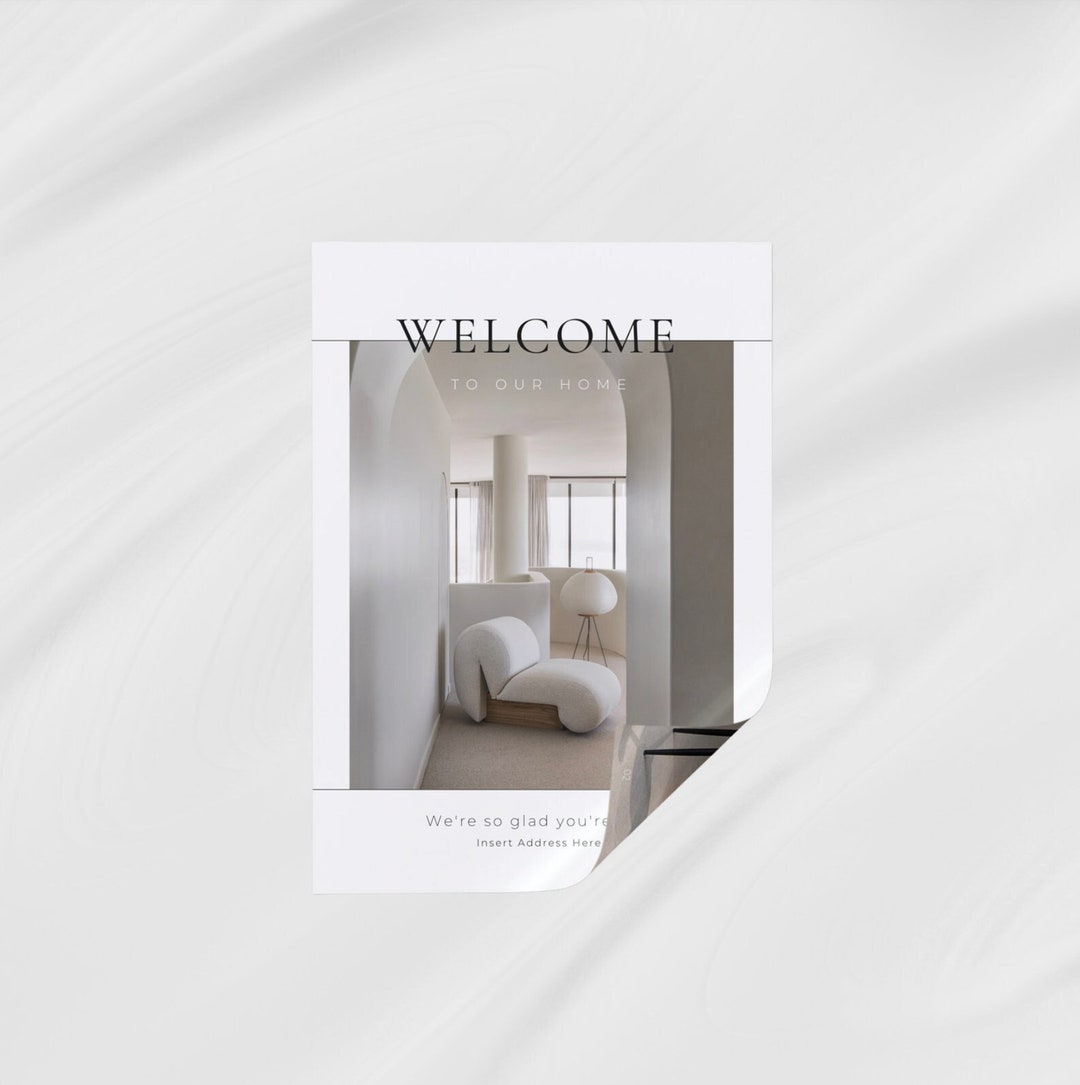 Airbnb Welcome Booklet Template - Aesthetic, Minimal - Guidebook ...