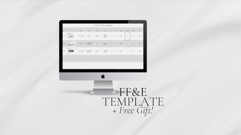FF&E Schedule | Fittings, Fixtures and Equipment | Microsoft Excel ...