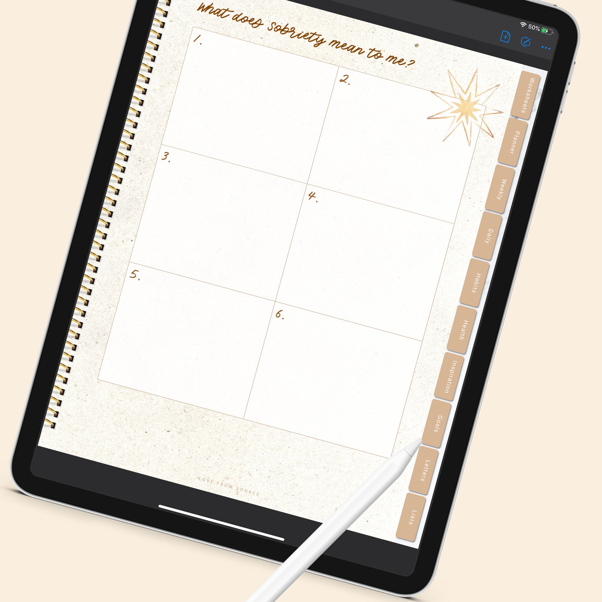Digital Sobriety Journal Addiction Recovery Worksheets Daily Journal