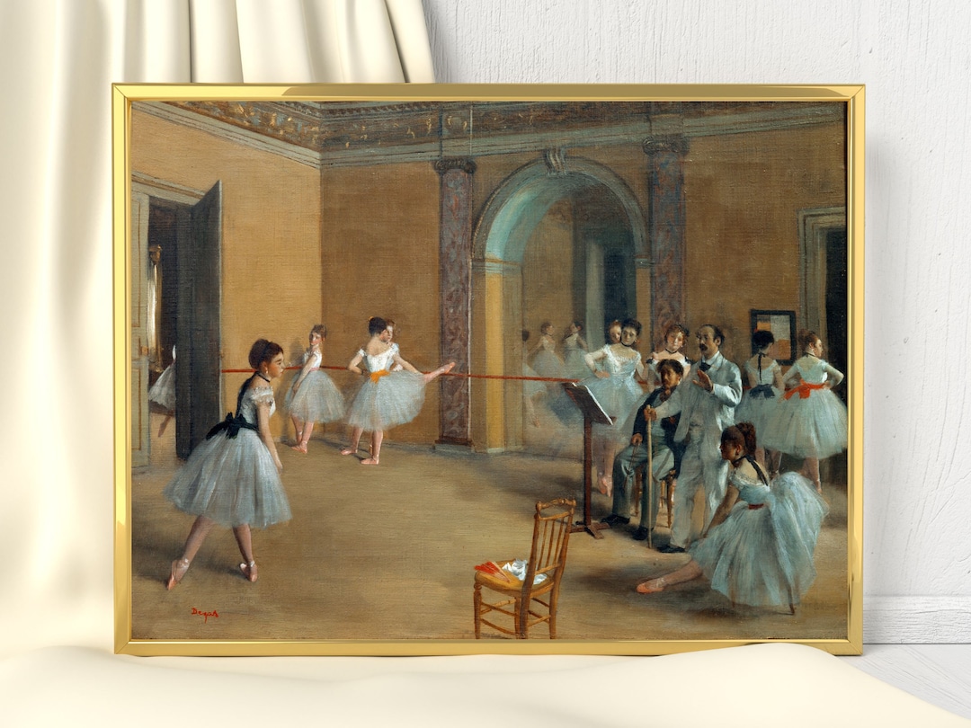 Ballerina Vintage Wall Art, Ballet Art, Dance Studio Wall Decor ...