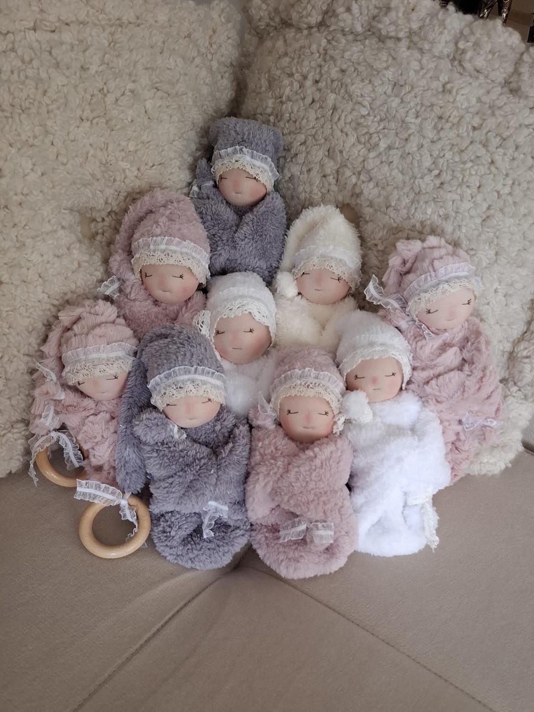 Handmade Waldorf Sleeping Doll: Soft Organic Cuddling Doll - Etsy