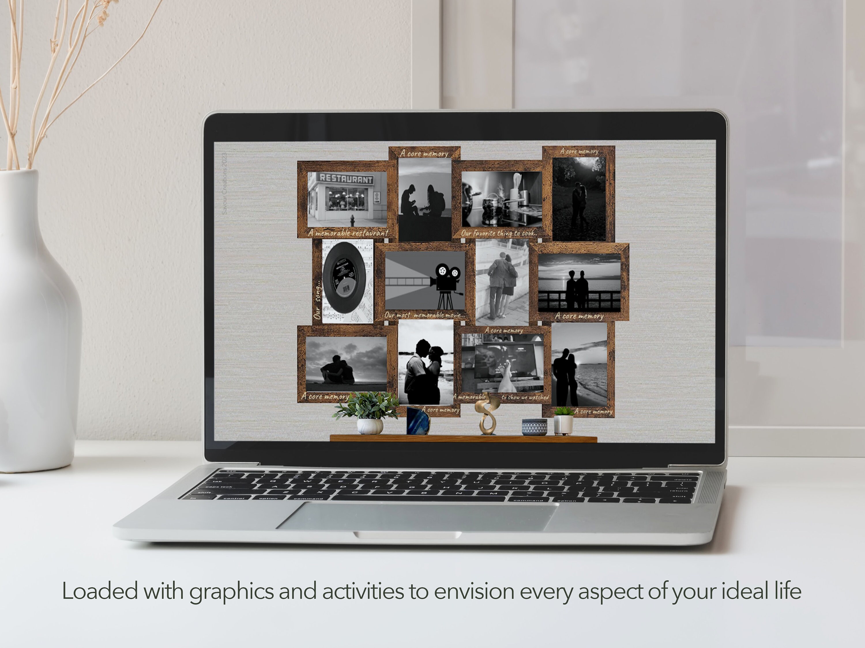 Couples Vision Board Template , OUR Time is NOW, Google Slides, Digital ...