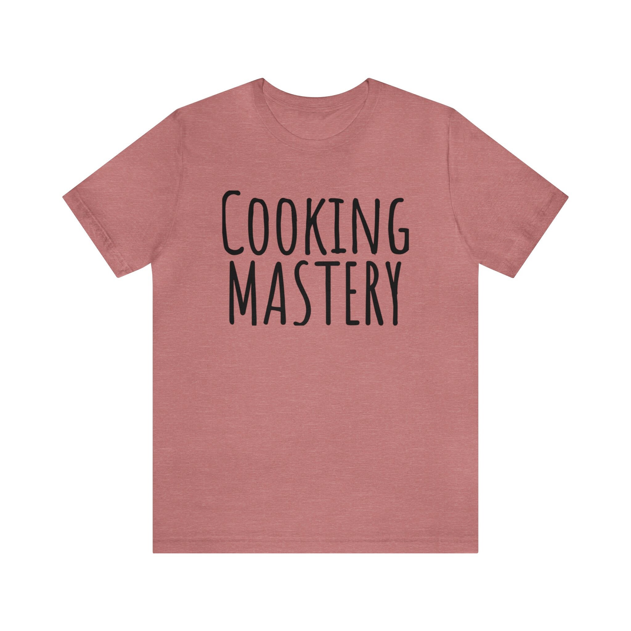 COOKING MASTERY Crew Neck Cook T-shirt, Funny Chef Master Shirt, Men ...