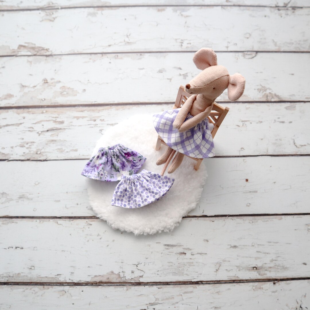 Clothing for Maileg Mice, Spring Skirts for Maileg, Clothing for 5 Inch ...