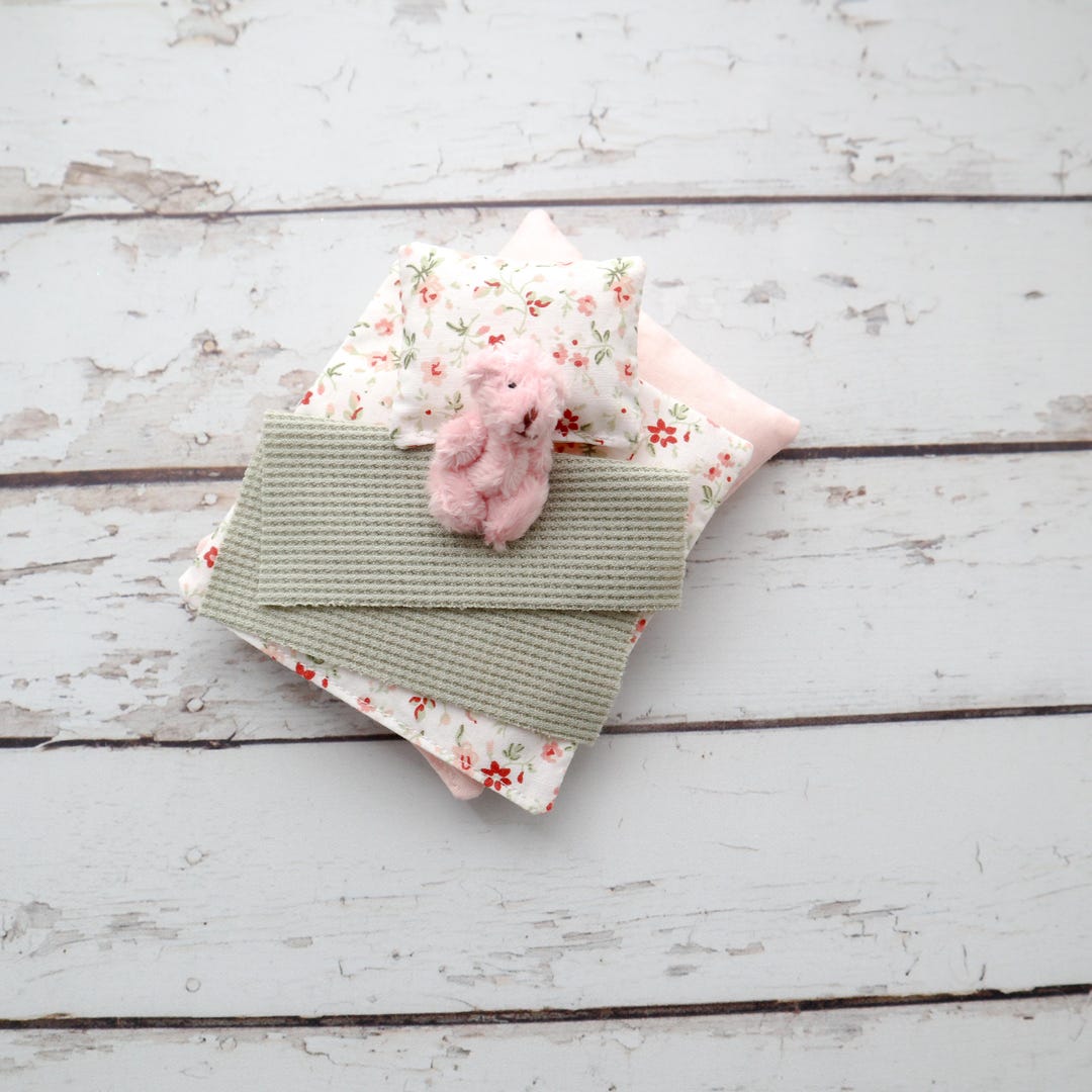 Little Beds for Maileg Mice and Other Small Dolls, Dollhouse Bedding ...
