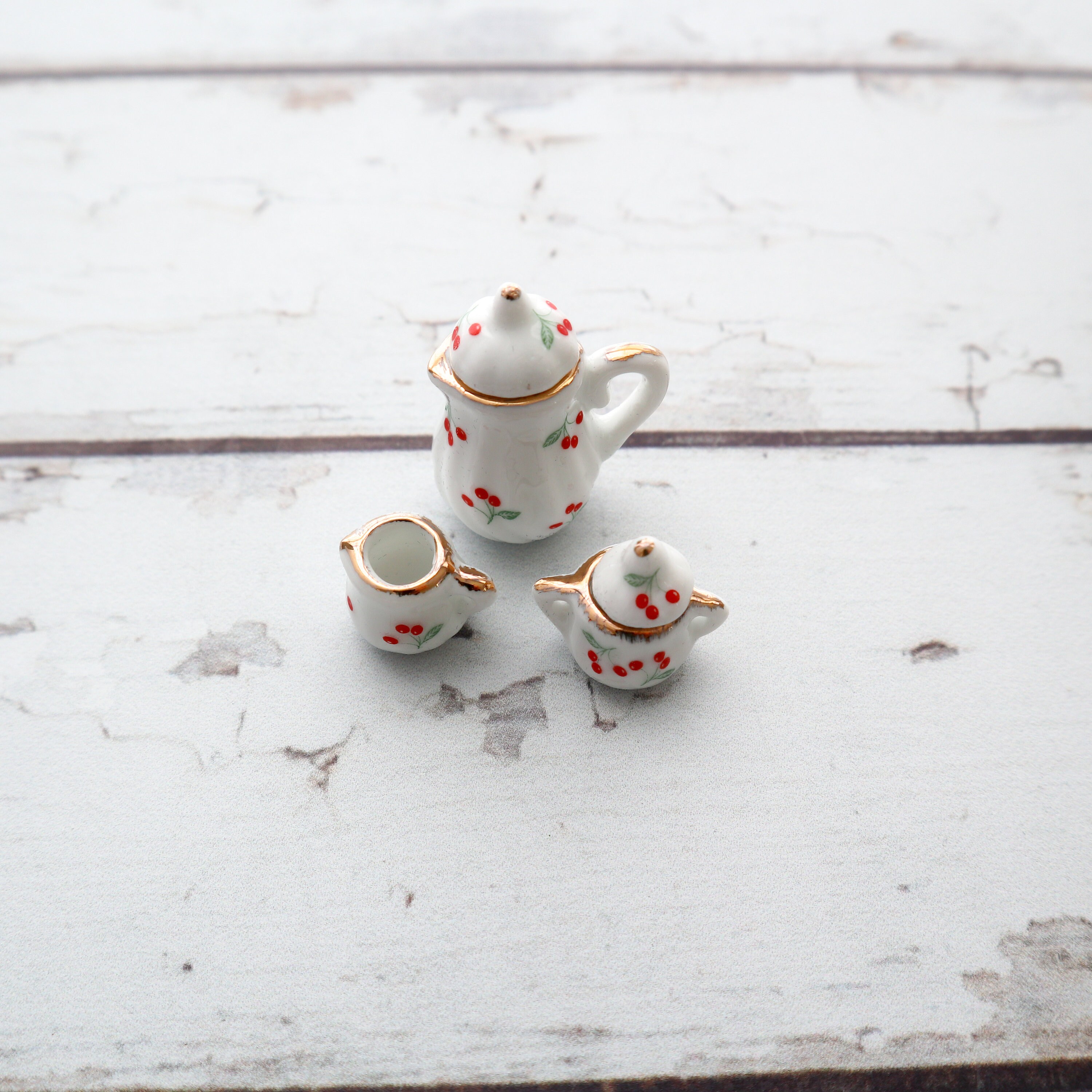 Miniature Tea Set With Baked Goods, Maileg Food, Dollhouse Tea Party ...