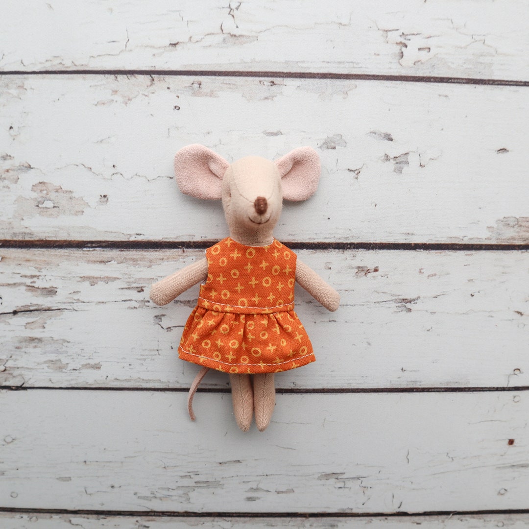 Maileg Fall Mouse Dress, Modest Fall Dress for Maileg Mice, Autumn ...