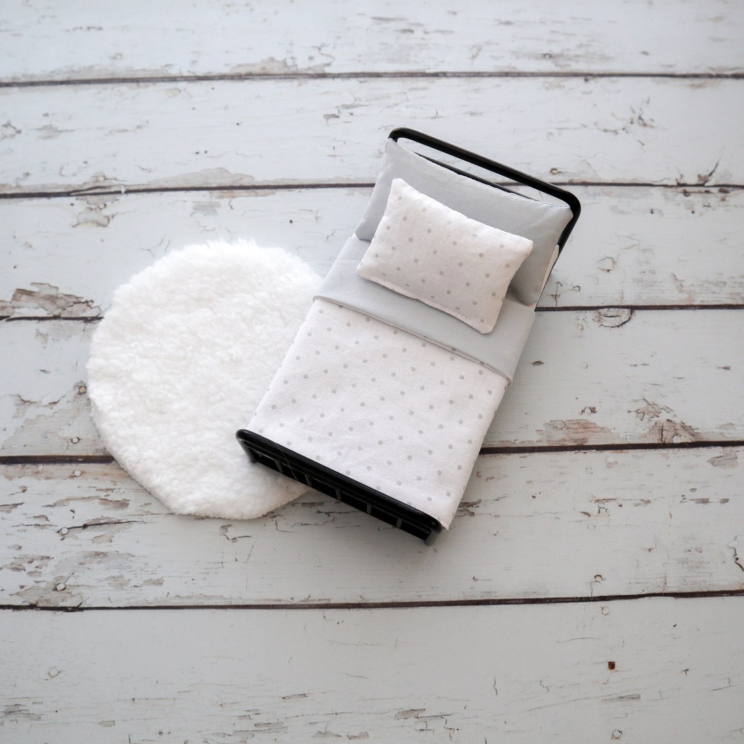 Miniature Bedding for Mice, Dollhouse Bedding for Small Dolls, Maileg ...