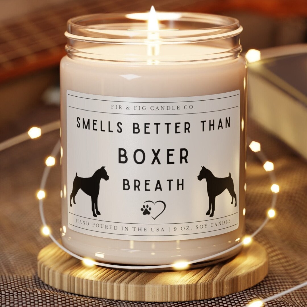 Smells Better Than BOXER Breath 100% Eco-friendly 9oz Soy Candle, Boxer ...