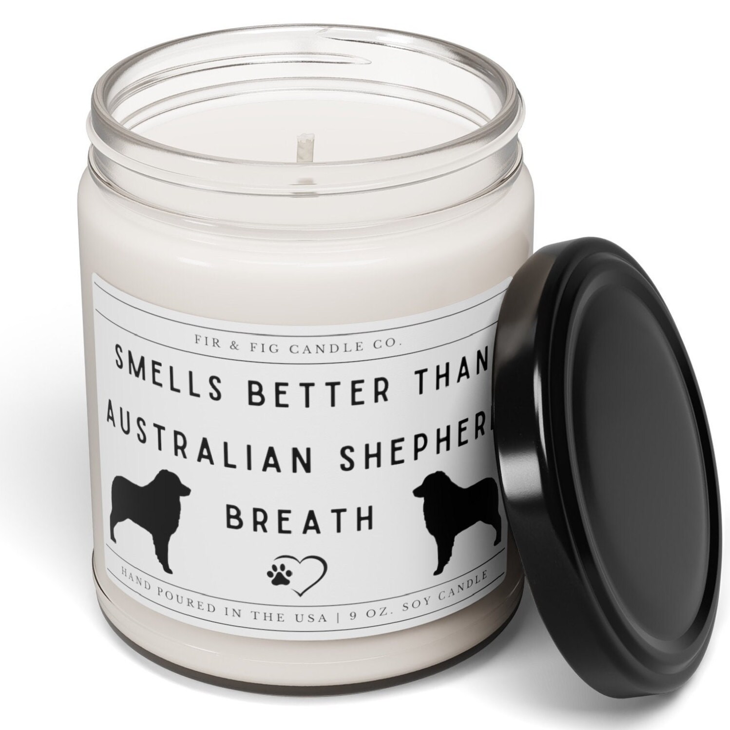 Smells Better Than Australian Shepherd BREATH 100% Eco-friendly 9oz Soy ...