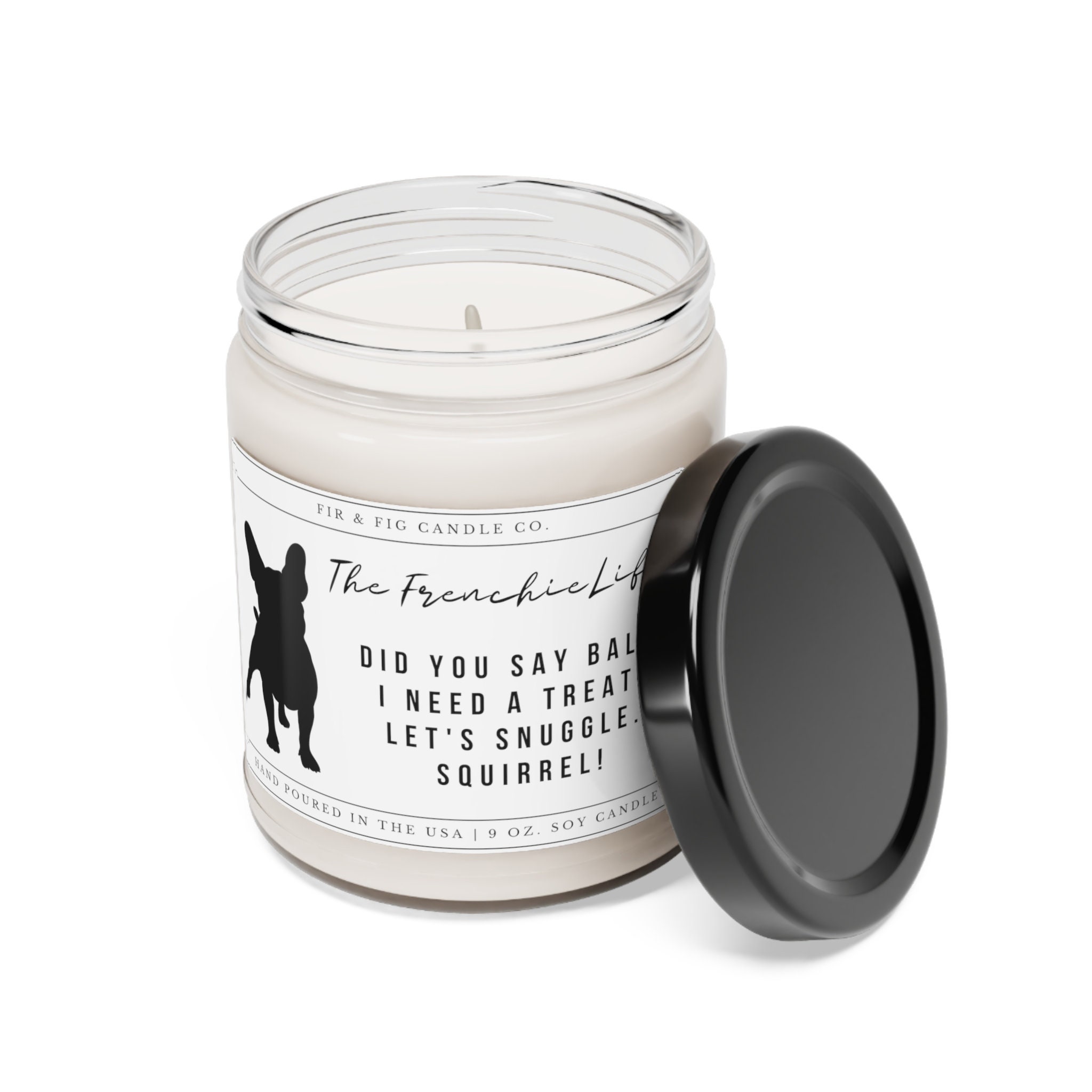 The French Bulldog Life 100% Eco-friendly 9oz Soy Candle, Frenchie ...