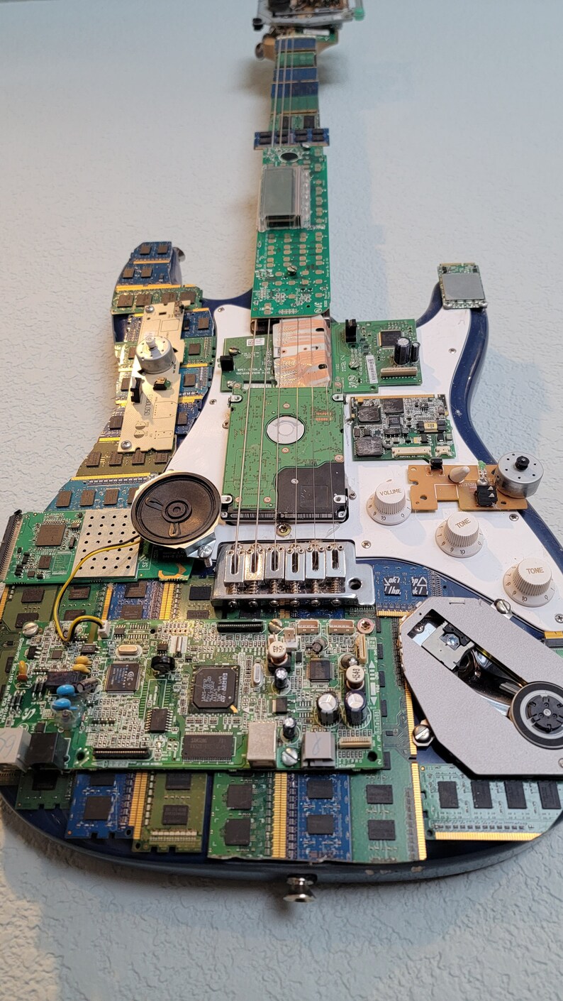 Electronic Art Guitar - Etsy