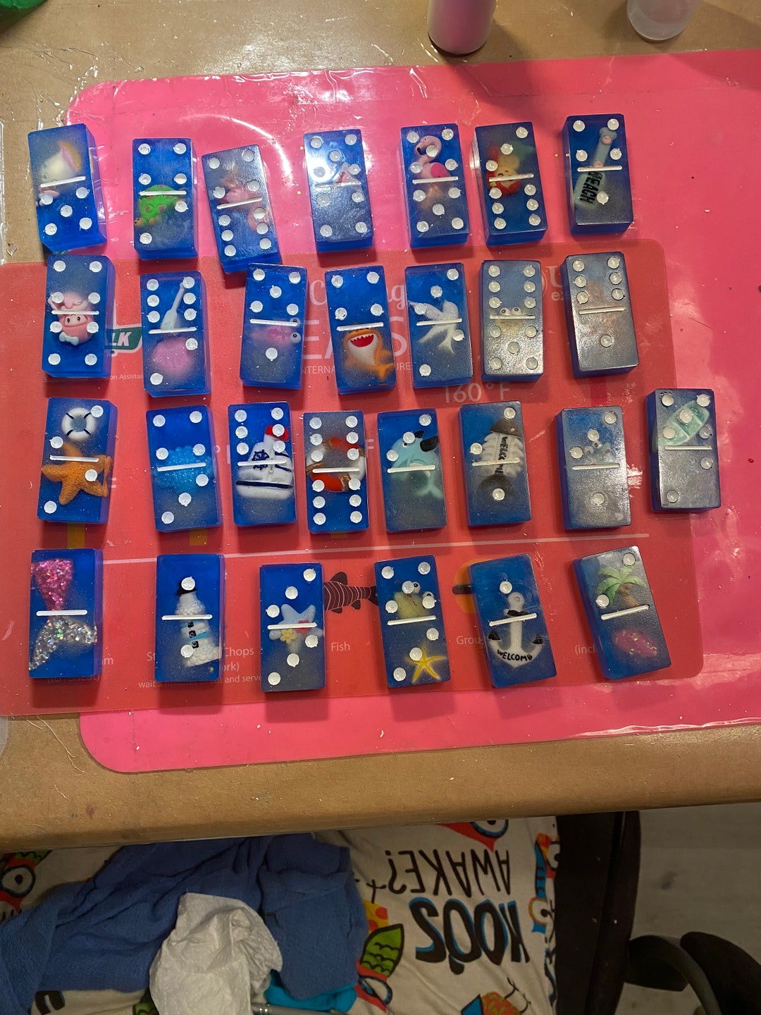 Deep Sea Dominoes Set - Etsy