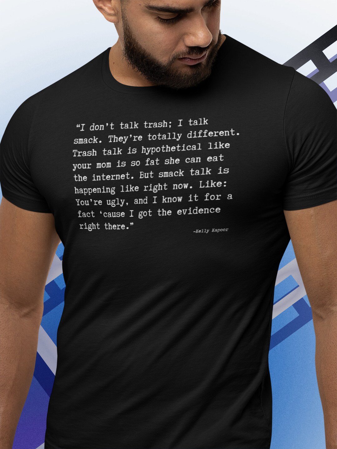 Trash Talk Quote Kelly Kapoor the Office - Etsy