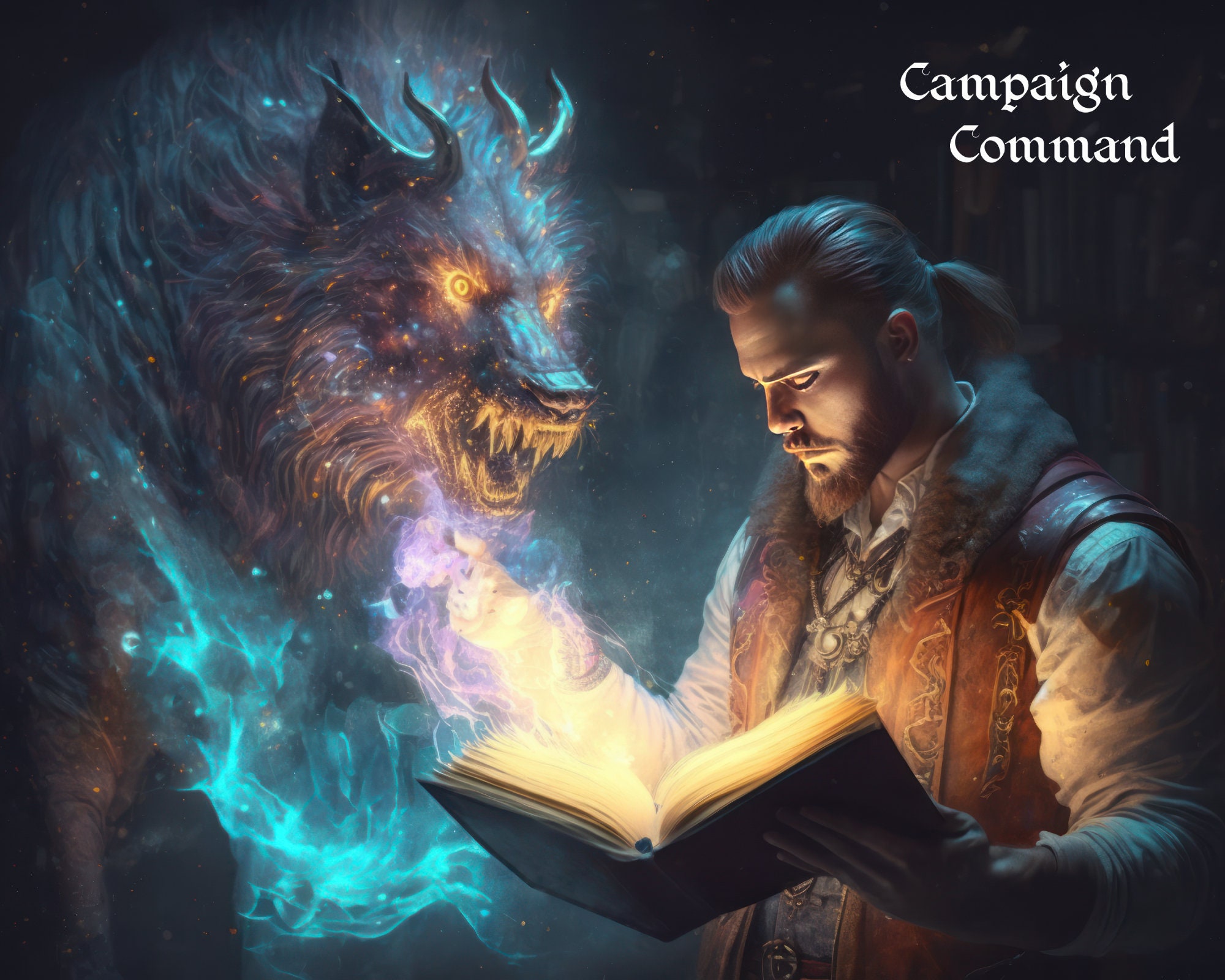 Human Wizard - D&D Character Portrait and Backstory - Digital Art ...