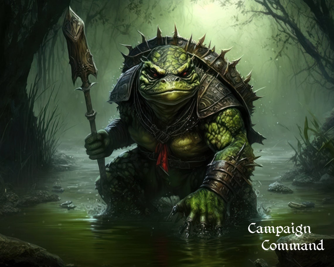 Tortle Barbarian - D&D Character Portrait and Backstory - Digital Art ...