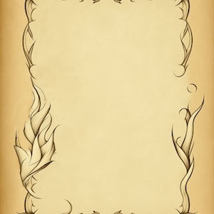 Fantasy Parchments - Flames Collection - Digital Prints - Etsy