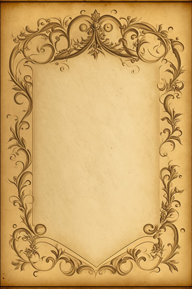 Fantasy Parchments - Embellished Collection - Digital Prints - Etsy