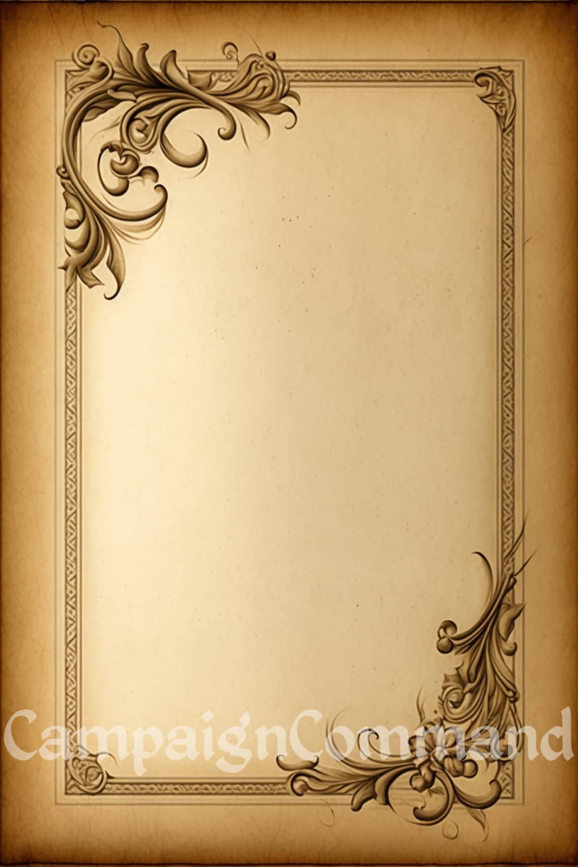 Fantasy Parchments - Embellished Collection - Digital Prints - Etsy