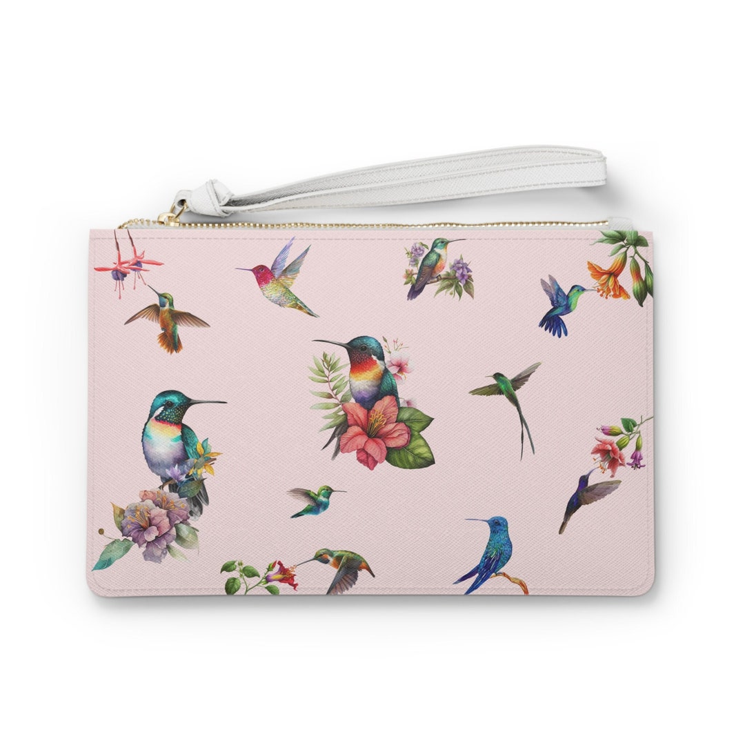 Hummingbirds Clutch Bag Hummingbirds Purse Hummingbirds Hand - Etsy