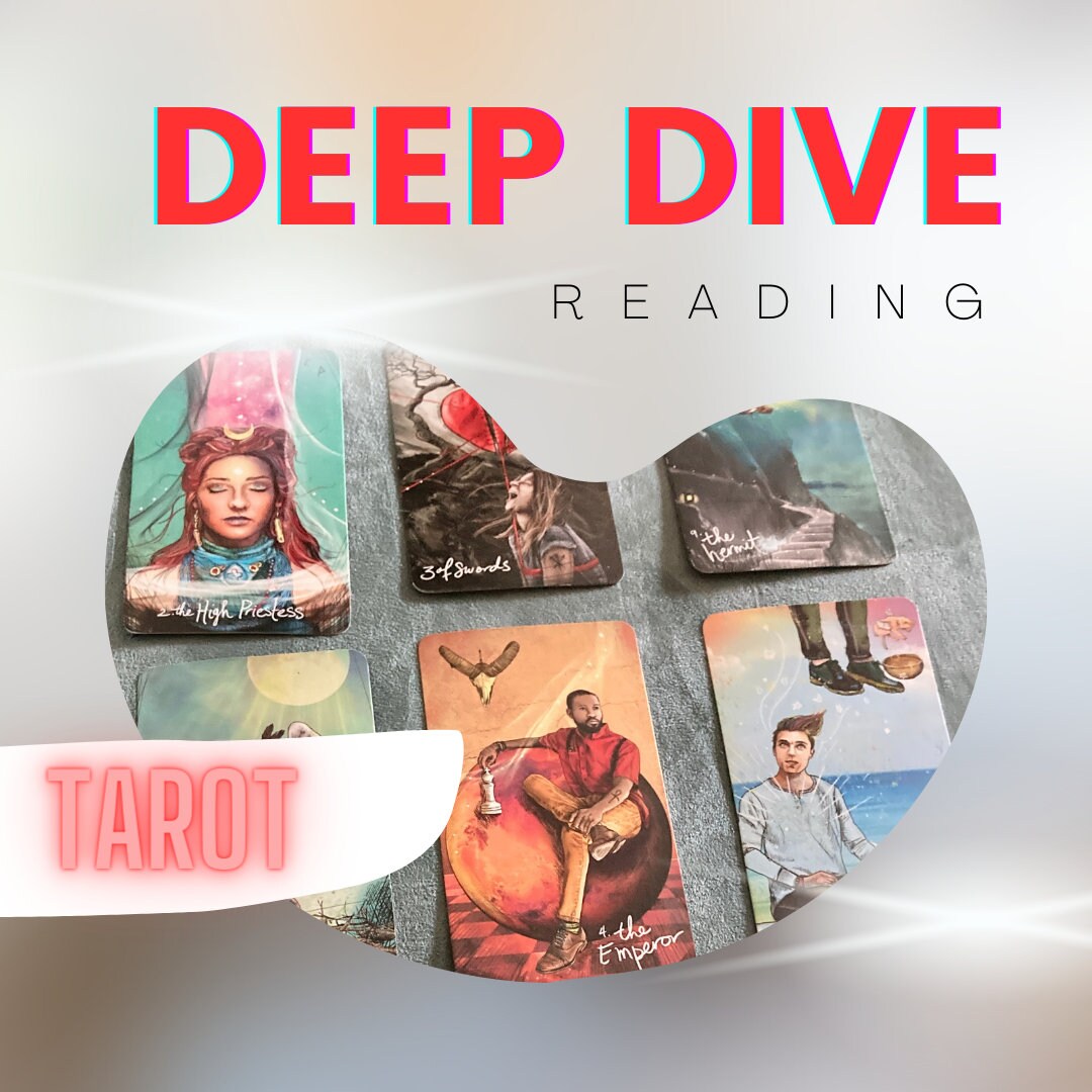 Deep Dive Tarot Reading - Career, Love, Spirituality, Written Report ...