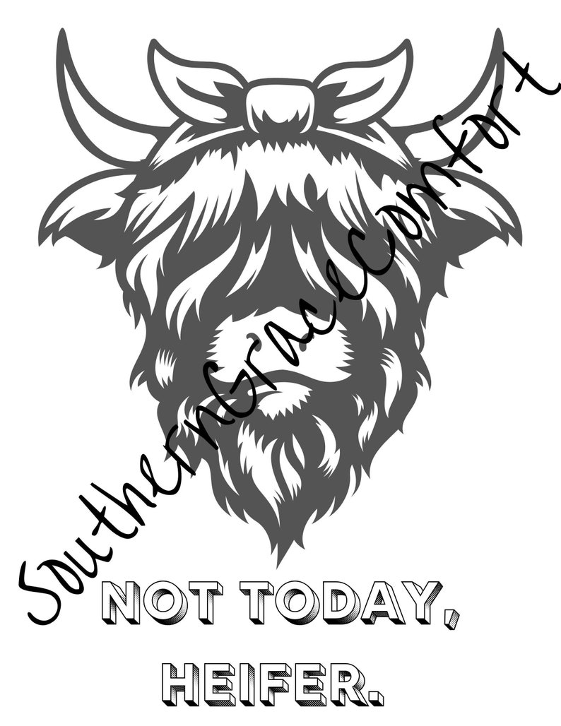 Heifer, Please Printable Coloring Sheet, Highlander Cow Coloring Page ...