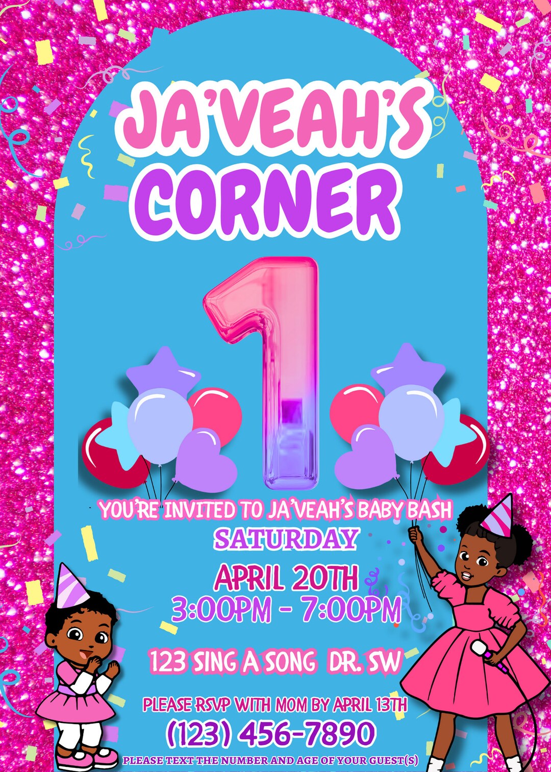 Gracie's Corner Themed Birthday Party Invitation - Etsy
