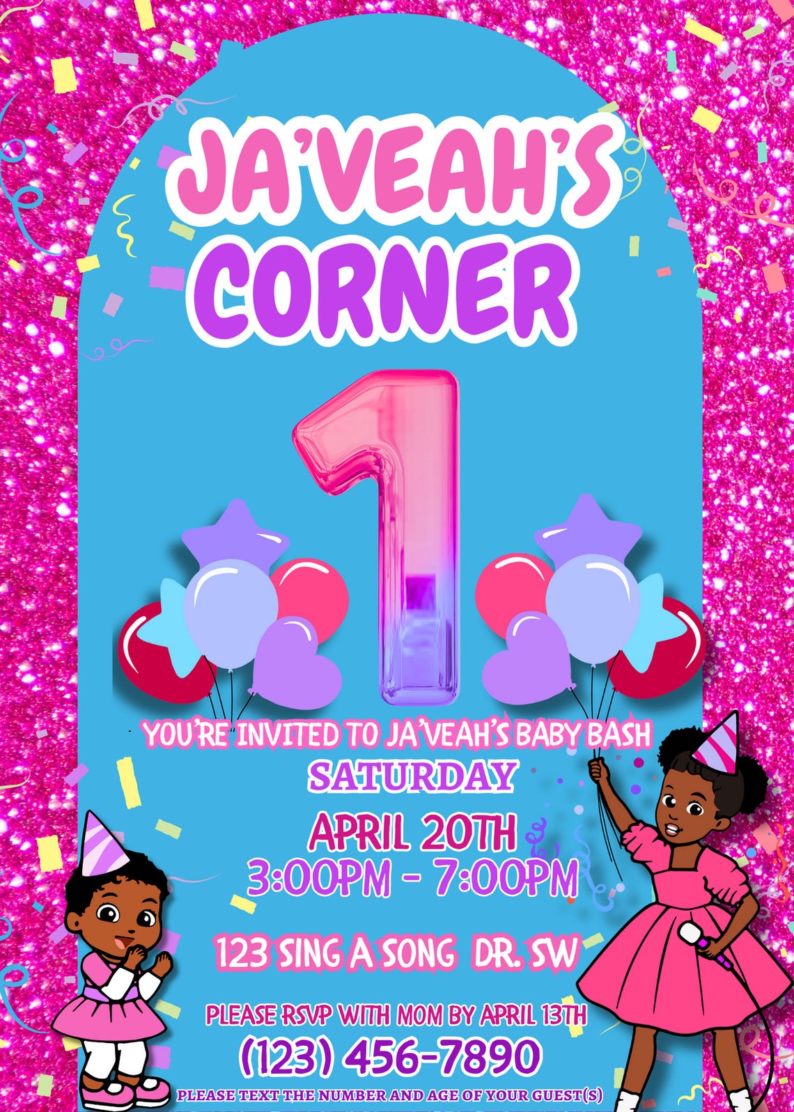 Gracie's Corner Themed Birthday Party Invitation - Etsy
