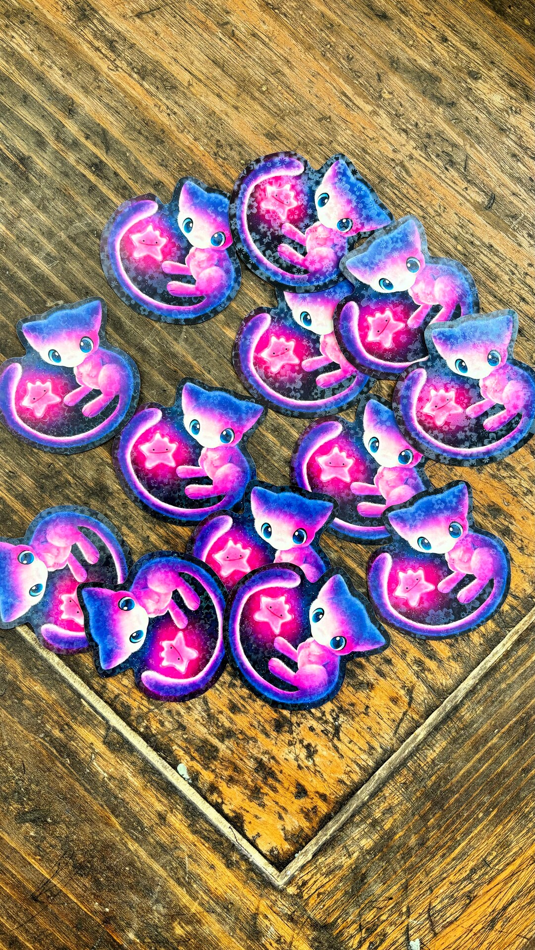 Pokemon Themed Sticker Cute Purple Decal for Pokemon Water Bottle ...