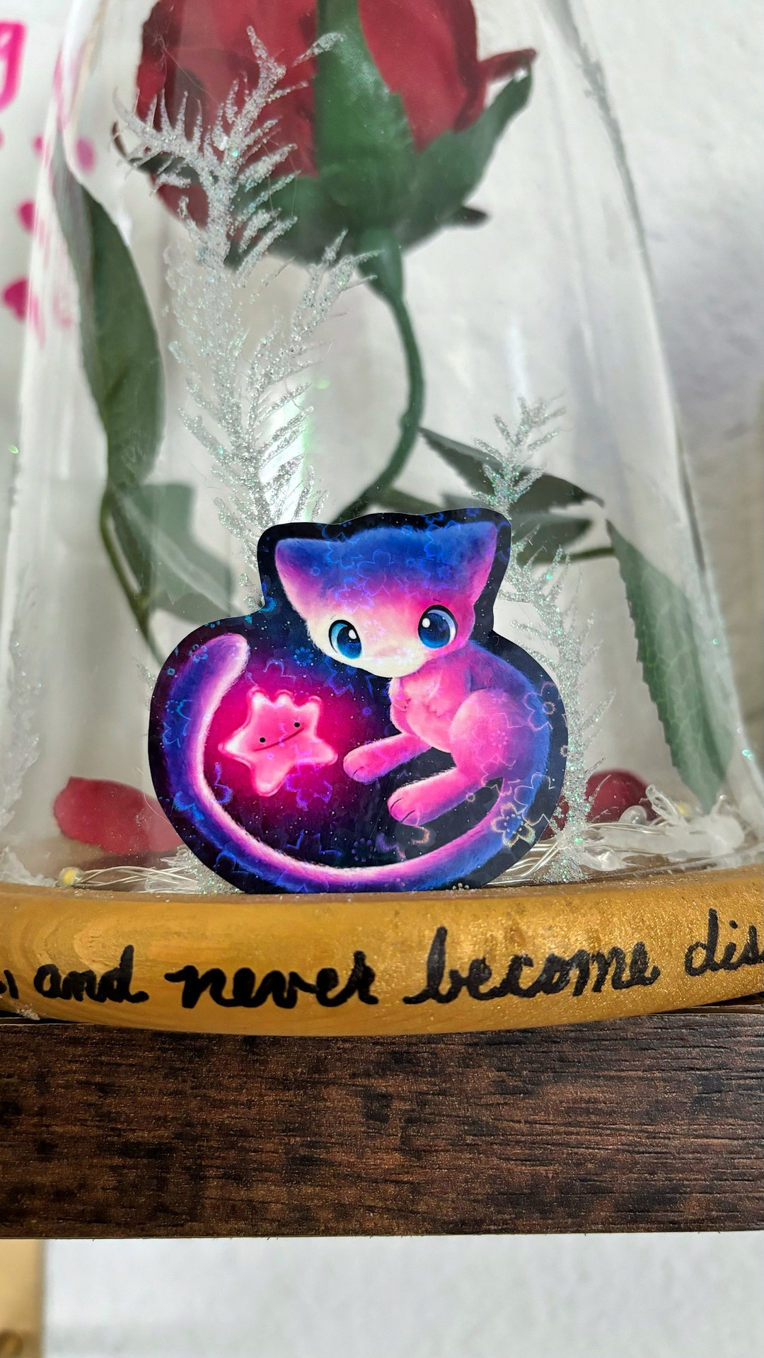 Cute Mew Pokemon Sticker With Ditto in the Stars Decal for Laptop or ...