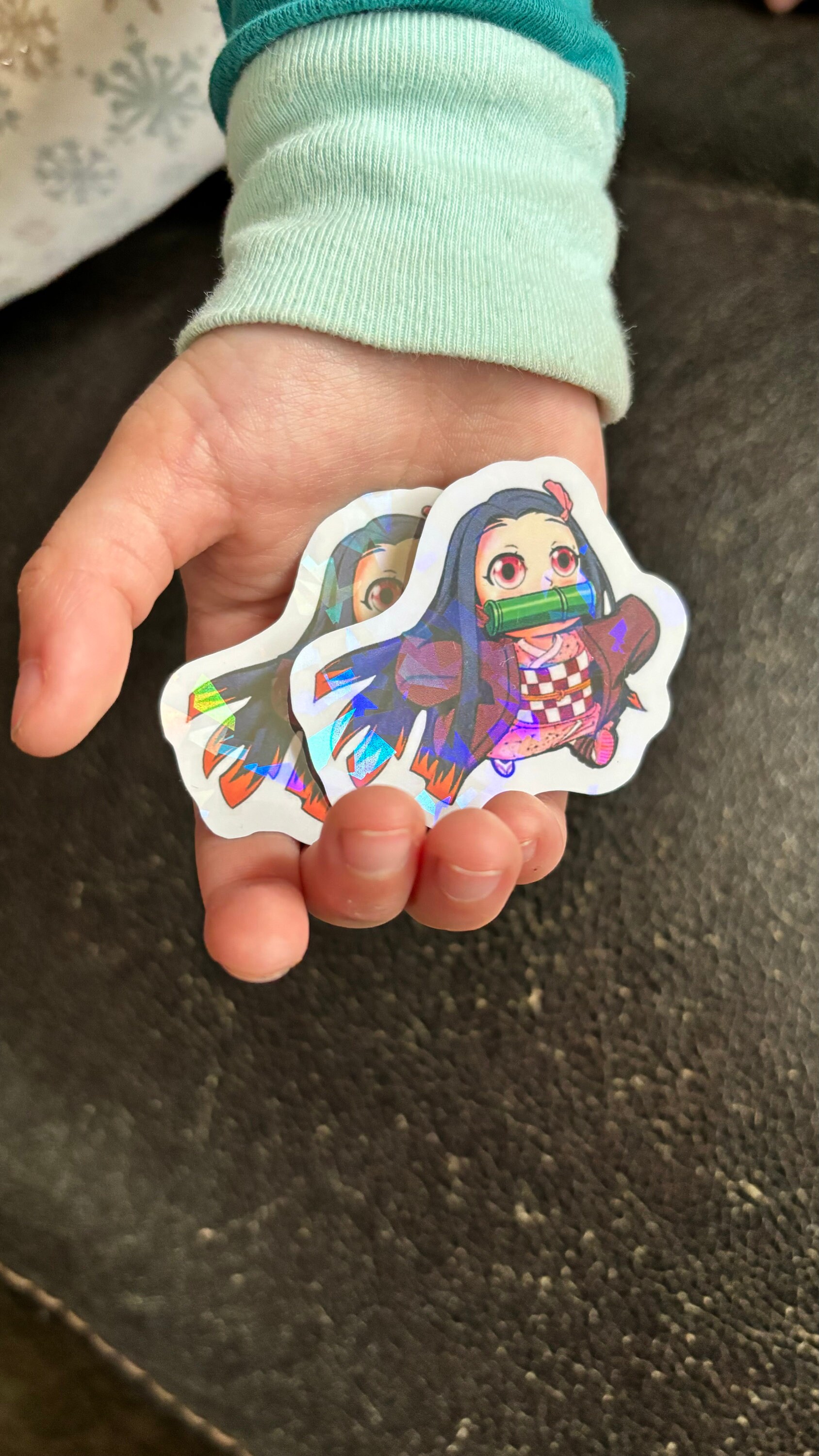 Chibi Nezuko Sticker Kawaii Gift for Demon Slayer Fans and Their Water ...