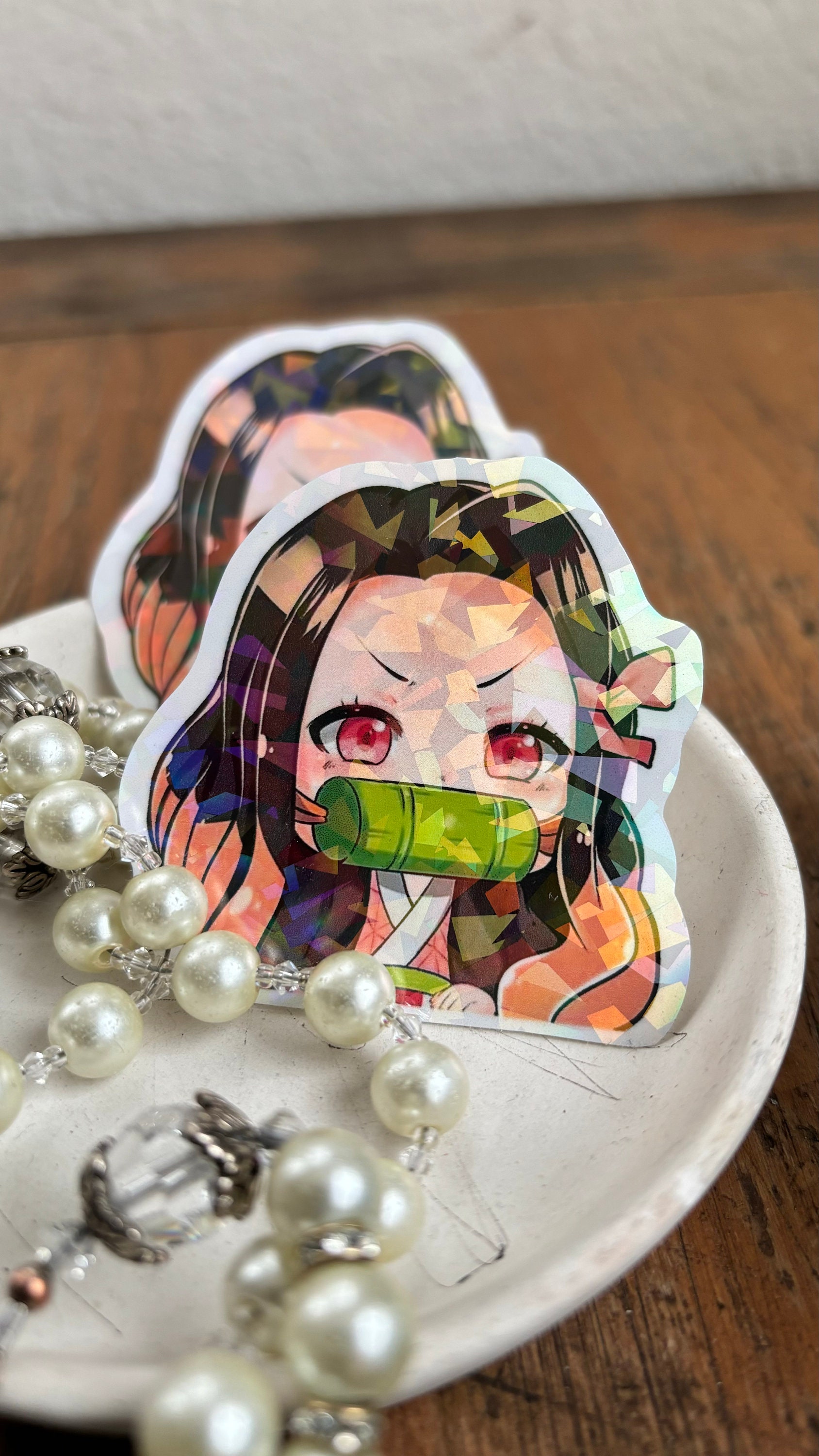 Nezuko Peeker Sticker Kawaii Demon Slayer Decal For Anime Fans Perfect For Birthday And Party