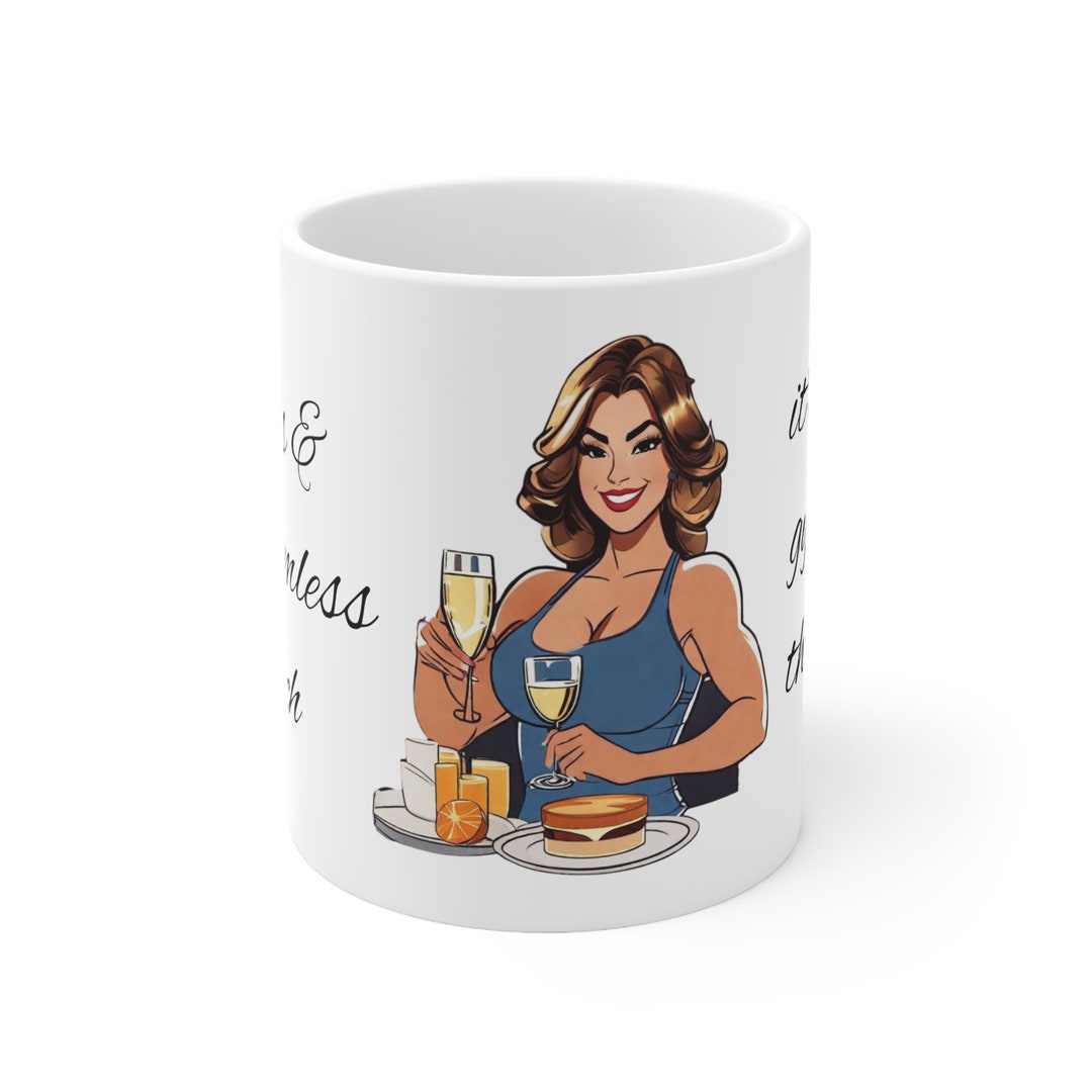 Biceps & Bottomless Brunch Fitness Gym Girl Mug Girls Who - Etsy